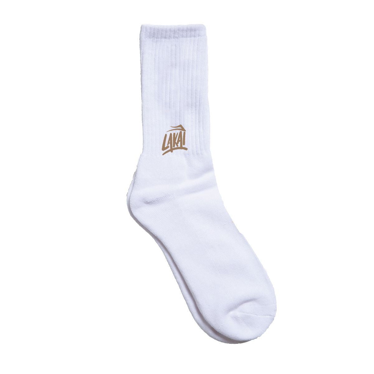 Lakai Brush Crew Socks White | Skatewarehouse.co.uk