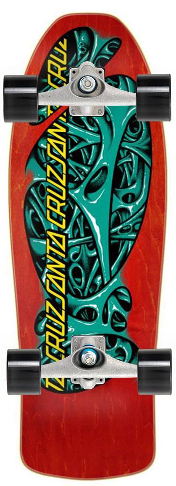 Santa Cruz Reissue Oops Mucus x Carver Custom Surf Skate Skateboard CX ...