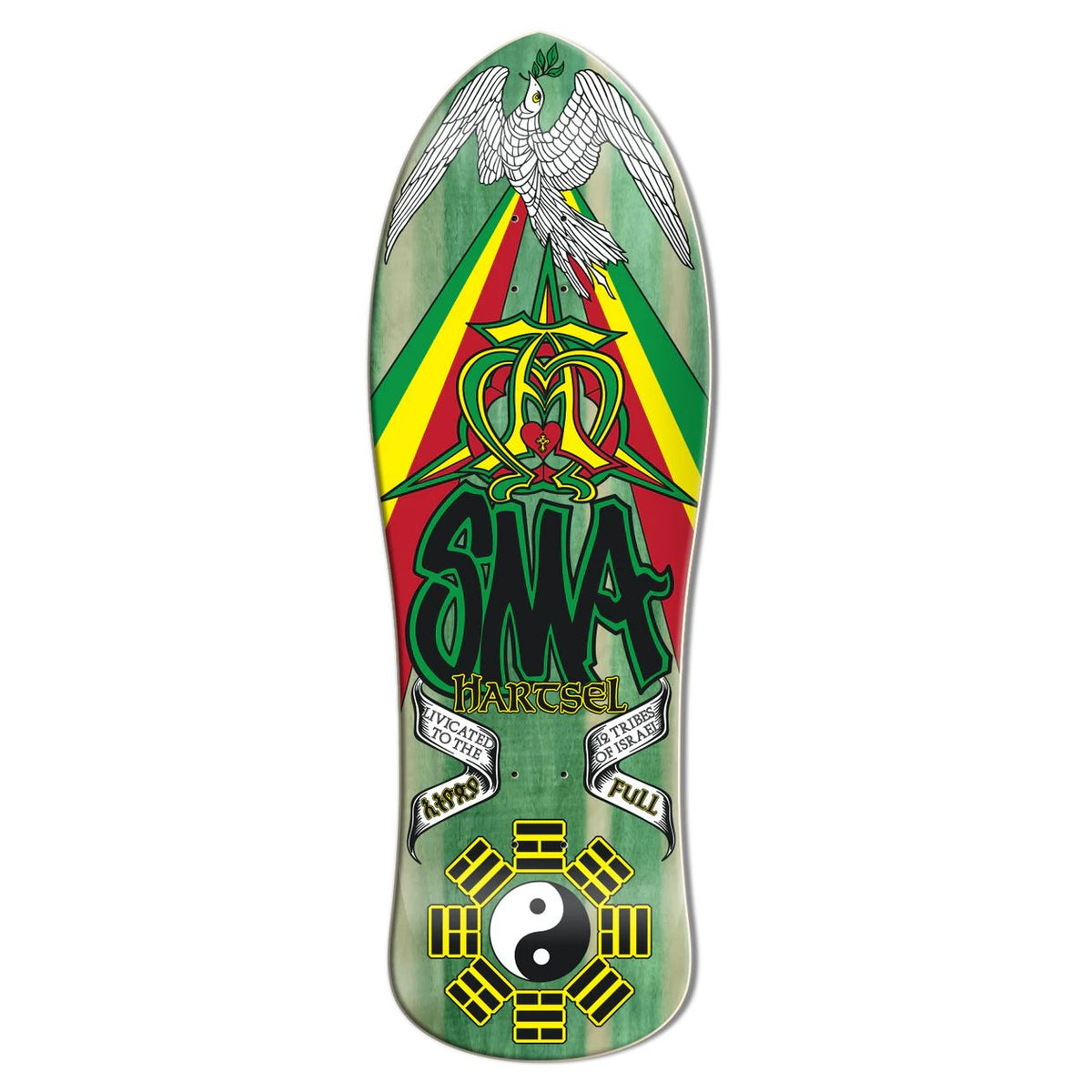 SMA Jef Hartsel Green Stain Bottom ( X ) WB / W/LOA Complete Skateboar | Skatewarehouse.co.uk
