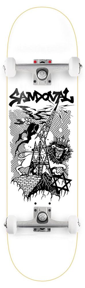 Zero Skateboard End of Time Tommy Sandoval x Venom Custom Complete Ska ...