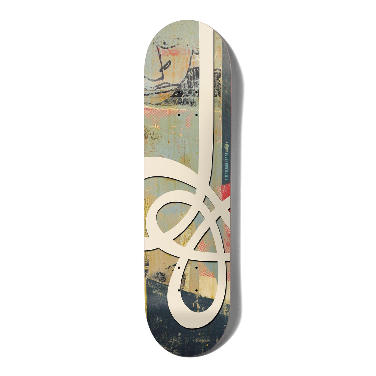Girl Jenkins Swirls Simon Bannerot Skateboard Deck - 8.25 ...