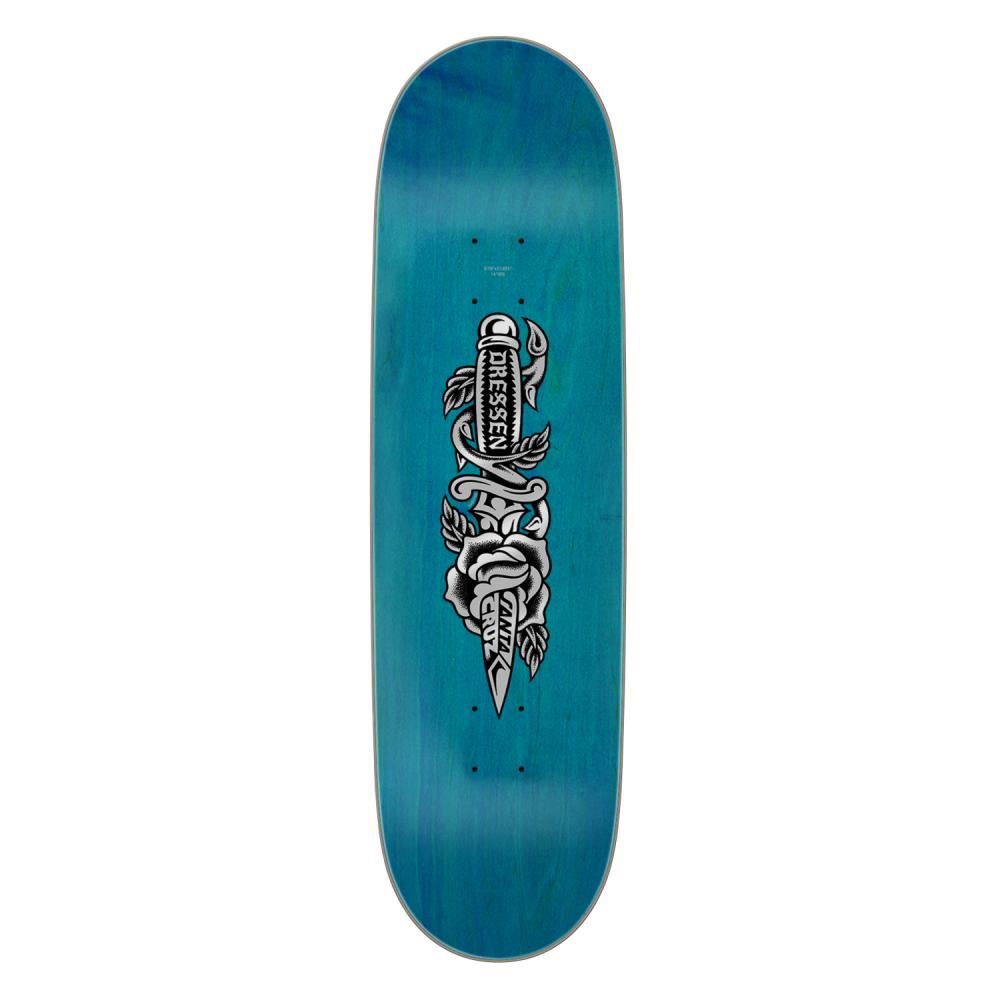 Santa Cruz Dressen Rose Dagger Pro Skateboard Deck - 8.7 ...