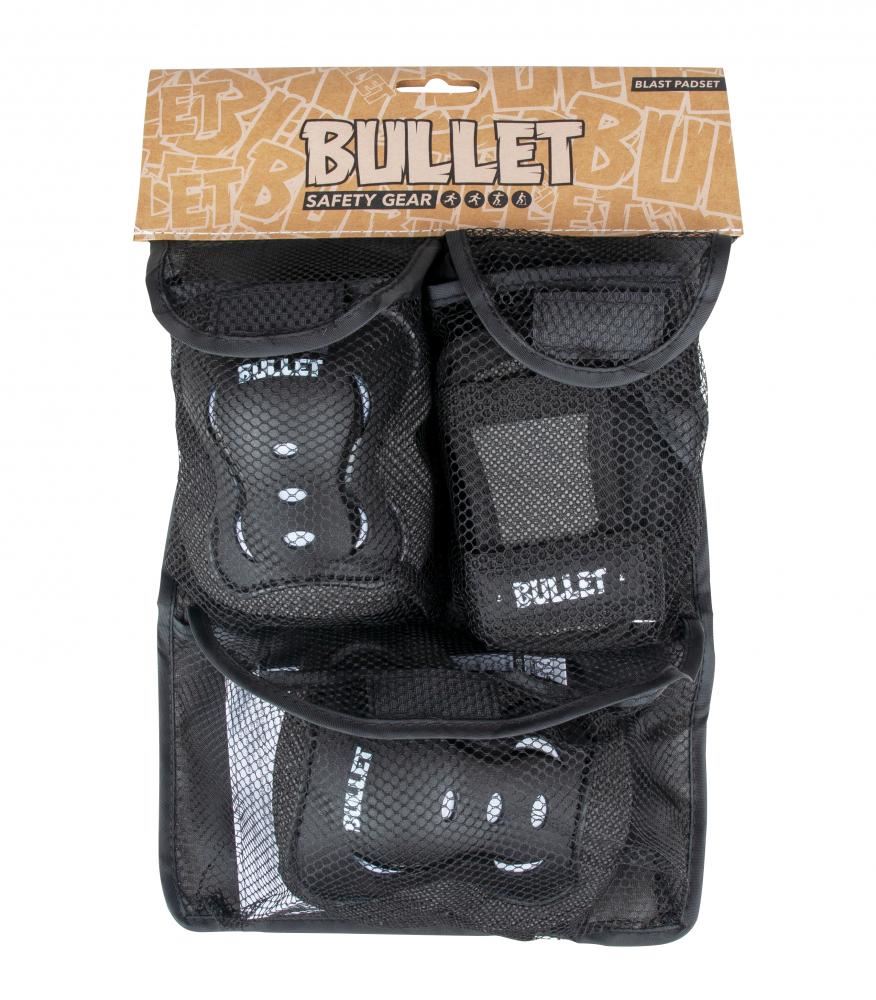 Bullet Triple Padset Blast V2 Junior - Black / White