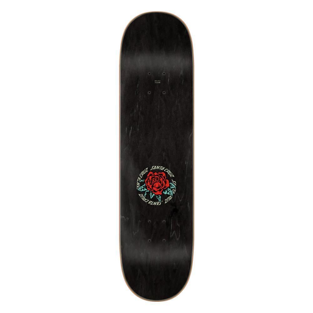 Santa Cruz Rosette Ringed Dot 7 Ply Birch Skateboard Deck - 8.0"
