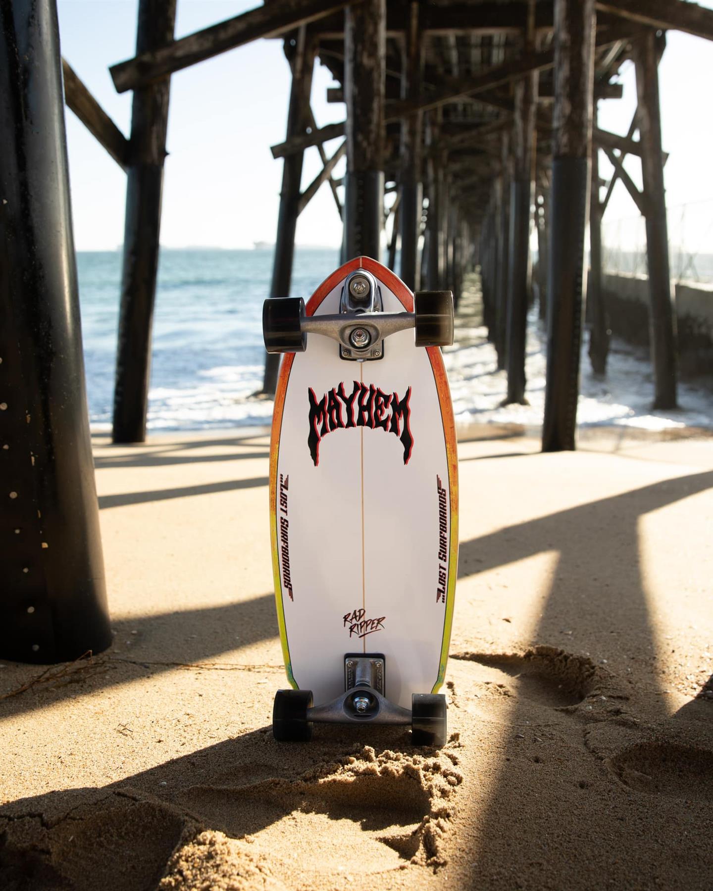 Carver ...Lost Rad Ripper Surfskate Cruiser Skateboard CX - 10.5" x 31 ...