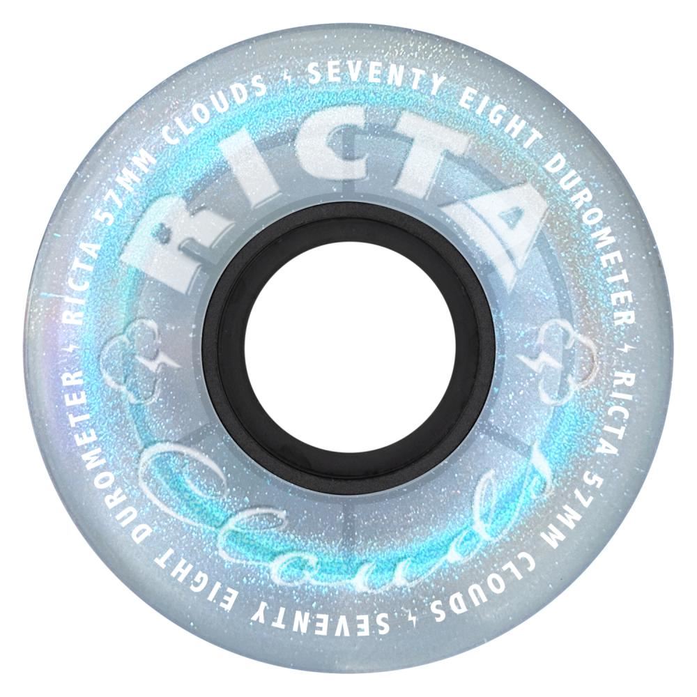 Ricta Skateboard Wheels Iridescent Clouds 78a - Blue | Skatewarehouse.co.uk