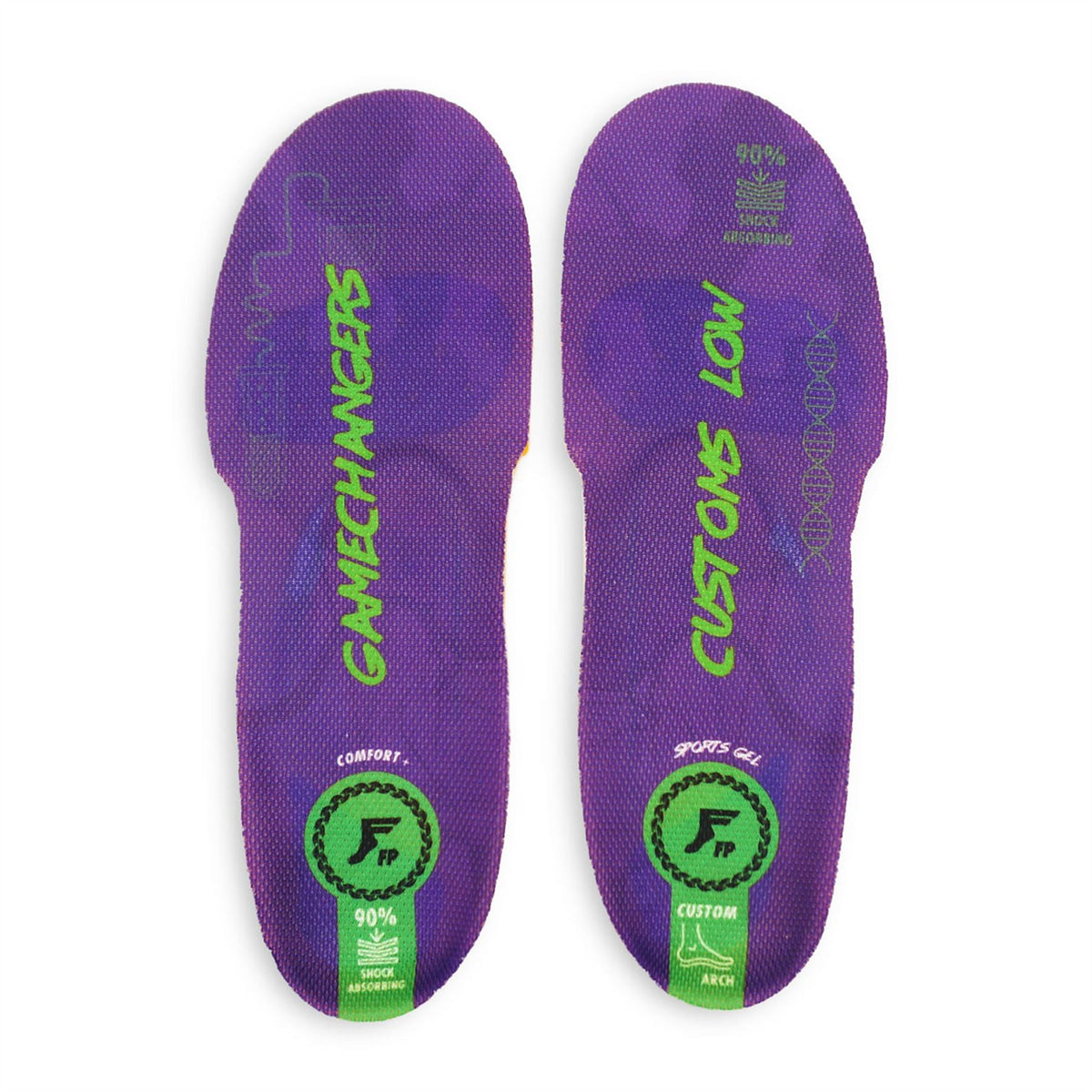 Footprint Gamechanger Elite Custom Orthotic Sports Gel Insoles Low ...