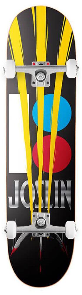 Plan B Snikt OG Joslin Plan B x Venom Custom Complete Skateboard - 8.3 ...