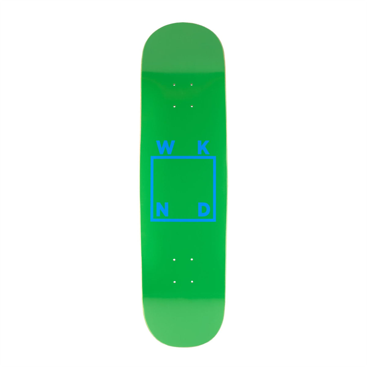 WKND Logo Board Green (SN) Skateboard Deck - 8.25" | Skatewarehouse.co.uk