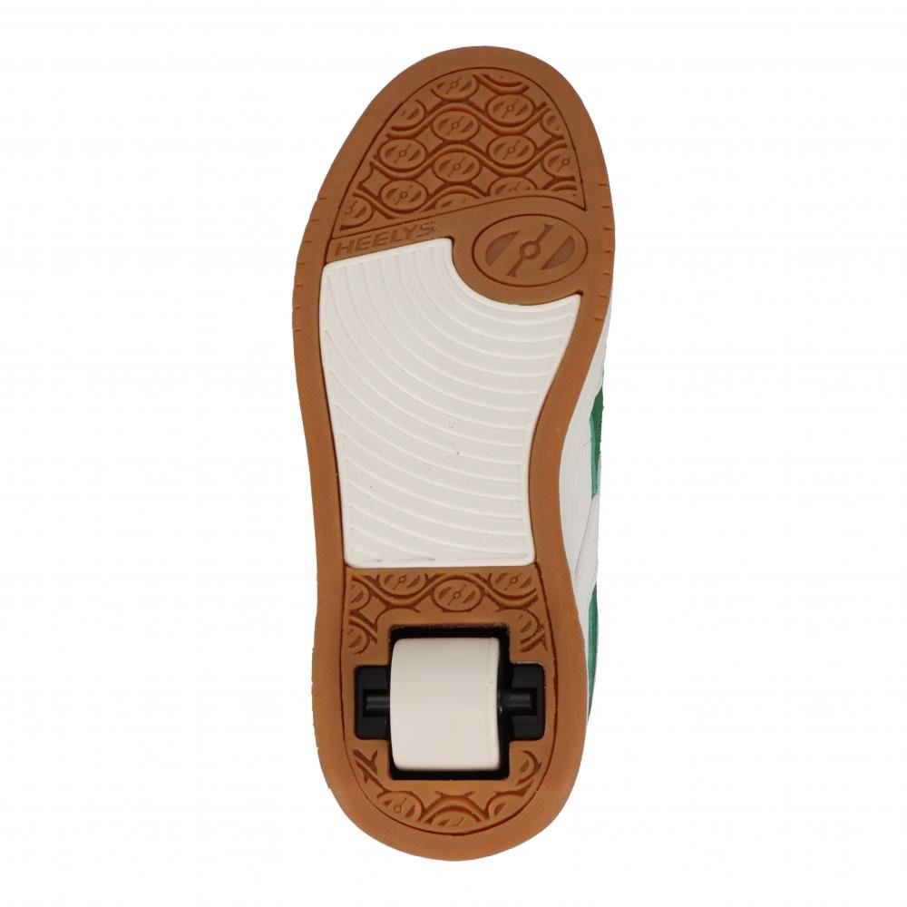 Heelys X Reebok Reebok Club C PU - Chalk / Green | Skatewarehouse.co.uk