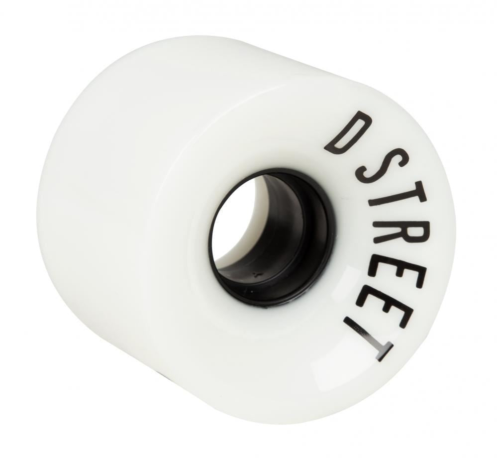 D Street Skateboard Wheels 59 Cent 78A (4 Pack) - White ...