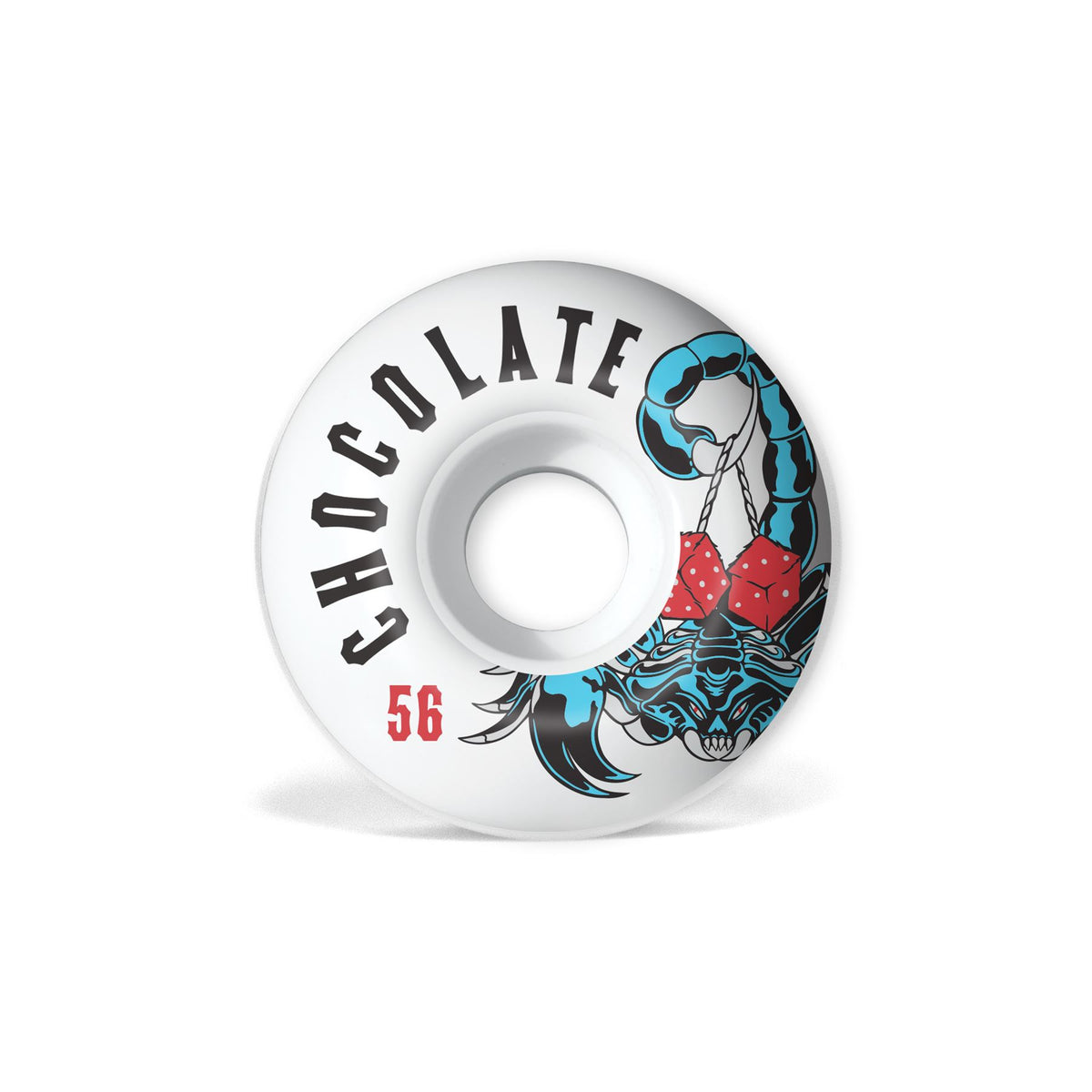 Chocolate Scorpion Dice Staple Skateboard Wheels 99D | Skatewarehouse.co.uk