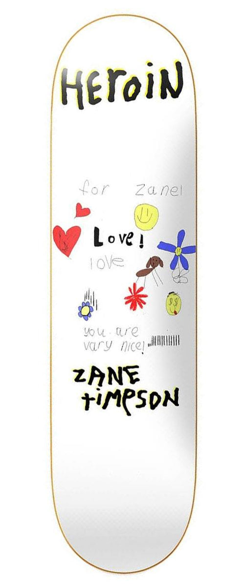 Heroin Zane Timpson Very Nice Skateboard Deck - 9.0"