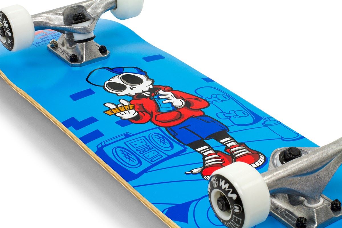 Enuff Skully Blue Complete Skateboard - 7.75"