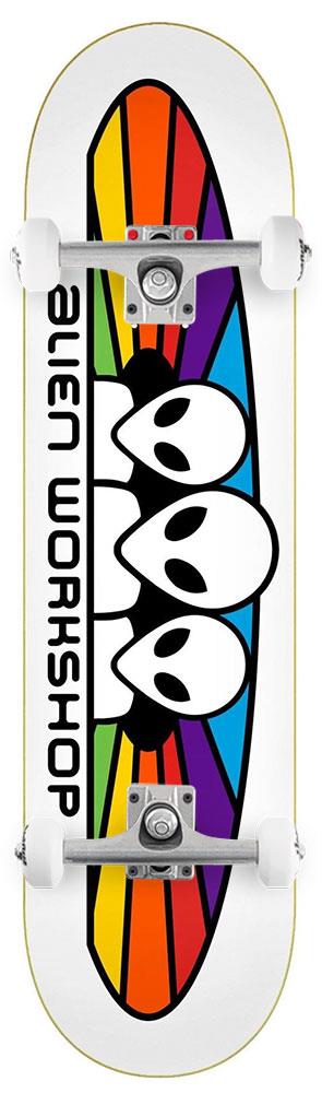 Alien Workshop Spectrum White x Venom Custom Complete Skateboard - 7.7 ...