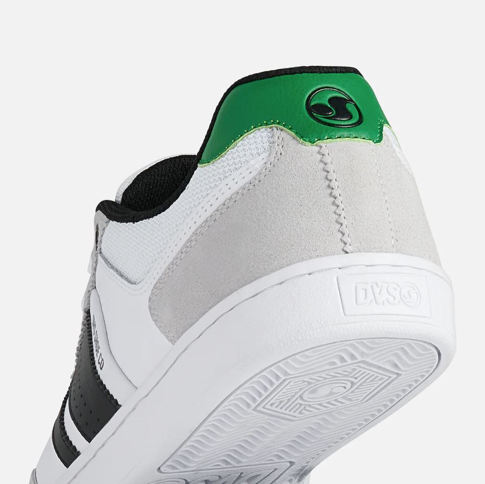 DVS Milan ST White Black Green | Skatewarehouse.co.uk