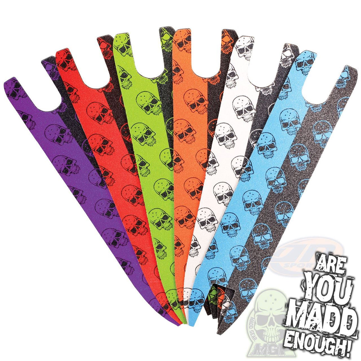 Madd Gear Madd Skulls Shock Tape - White/Black Inc Stickers (462 ...