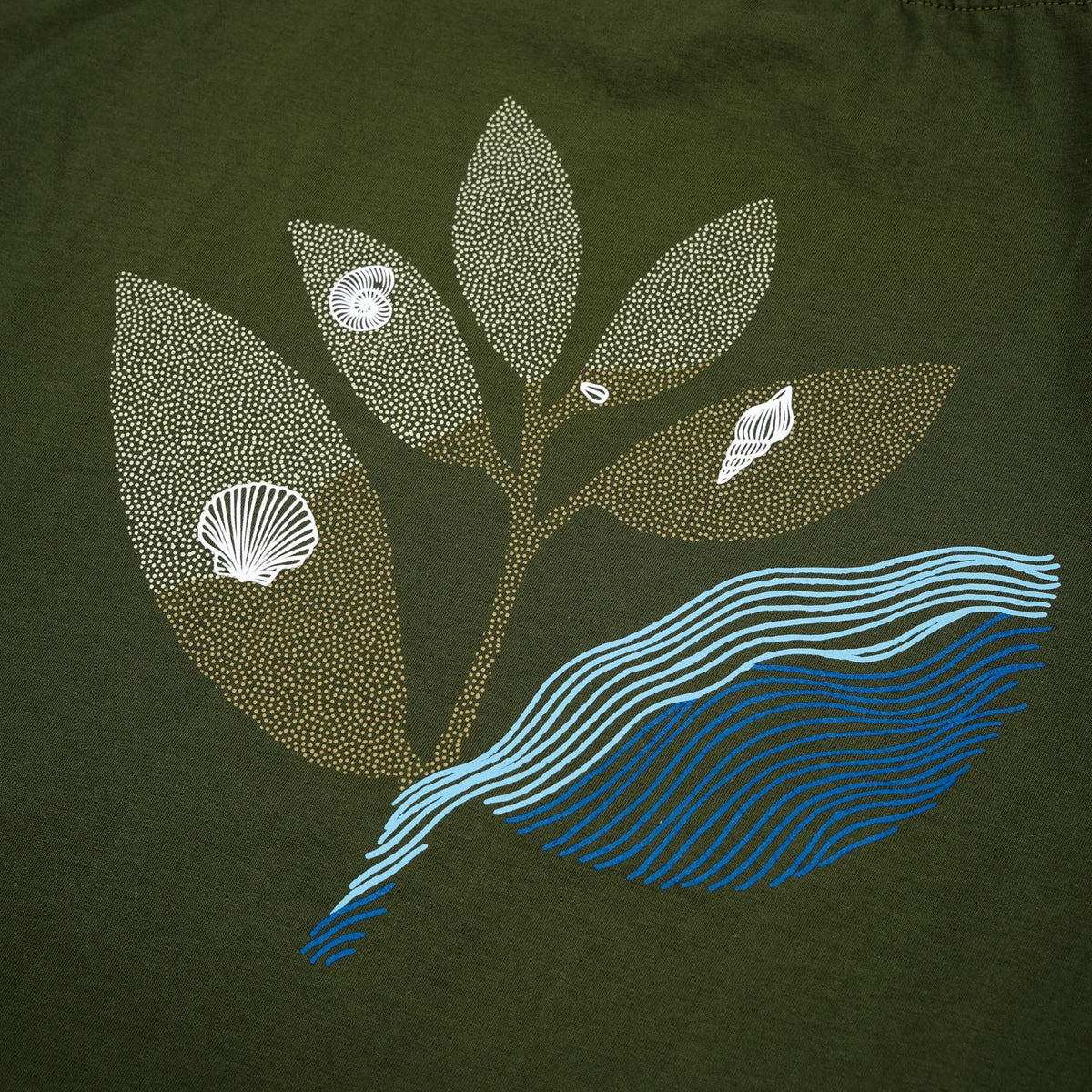 Magenta Playa Tee Khaki | Skatewarehouse.co.uk