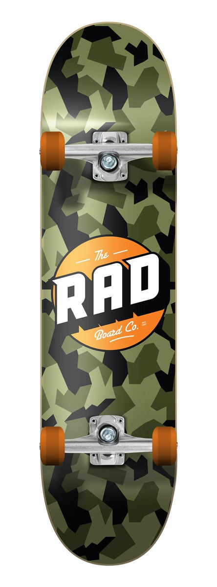 Rad Camo Classic Dude Crew Complete Skateboard Multi 7.75"