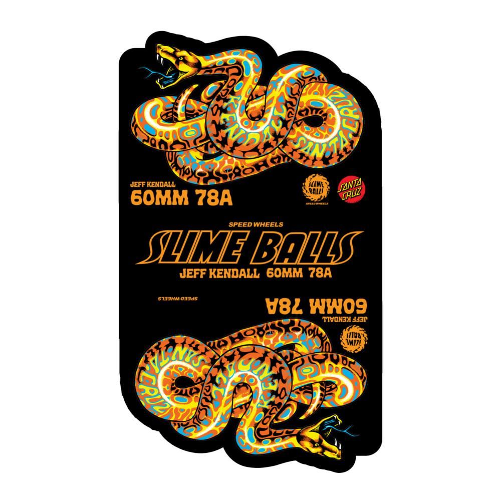 Slime Balls Skateboard Wheels Jeff Kendall Snake OG Slime 78 - Yellow ...