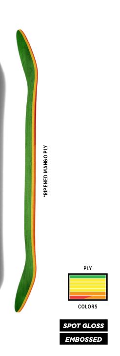 Girl Ripened Niels Bennett Skateboard Deck - 8.25" | Skatewarehouse.co.uk