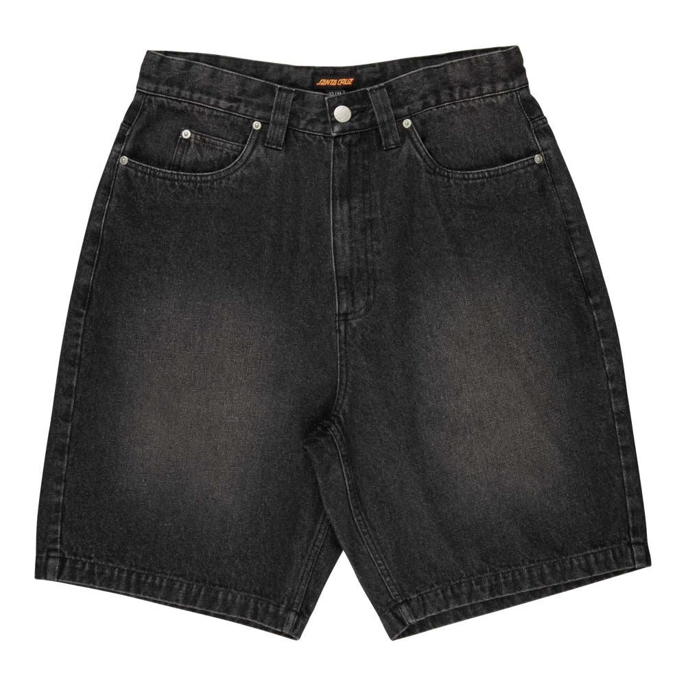Santa Cruz Shorts Big Shorts - Washed Black | Skatewarehouse.co.uk