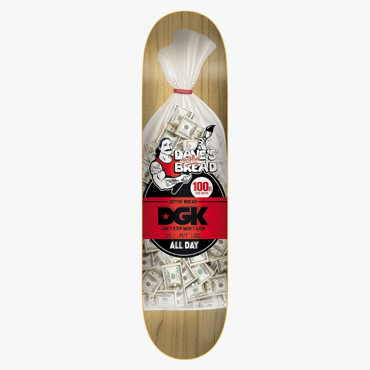 DGK Danes Bread Vaughn Skateboard Deck - 8.1"