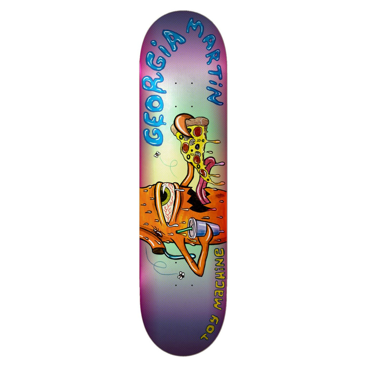 Toy Machine Georgia Martin 'Pizza' Skateboard Deck - 8.0"