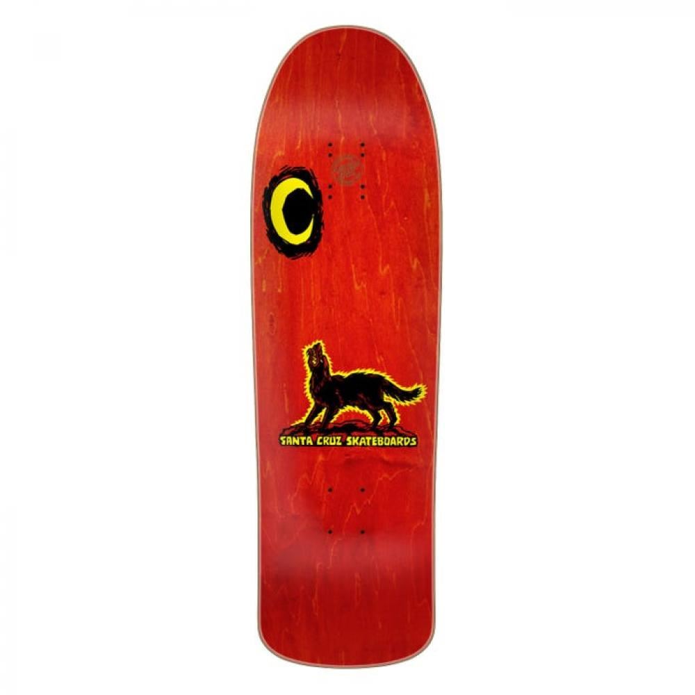 Santa Cruz Kendal Wolf Reissue Skateboard Deck - 9.28" | Skatewarehouse ...