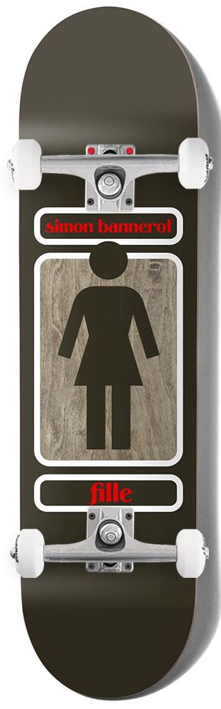 Girl Til W41 Simon Bannerot x Venom Custom Complete Skateboard - 8.25 ...
