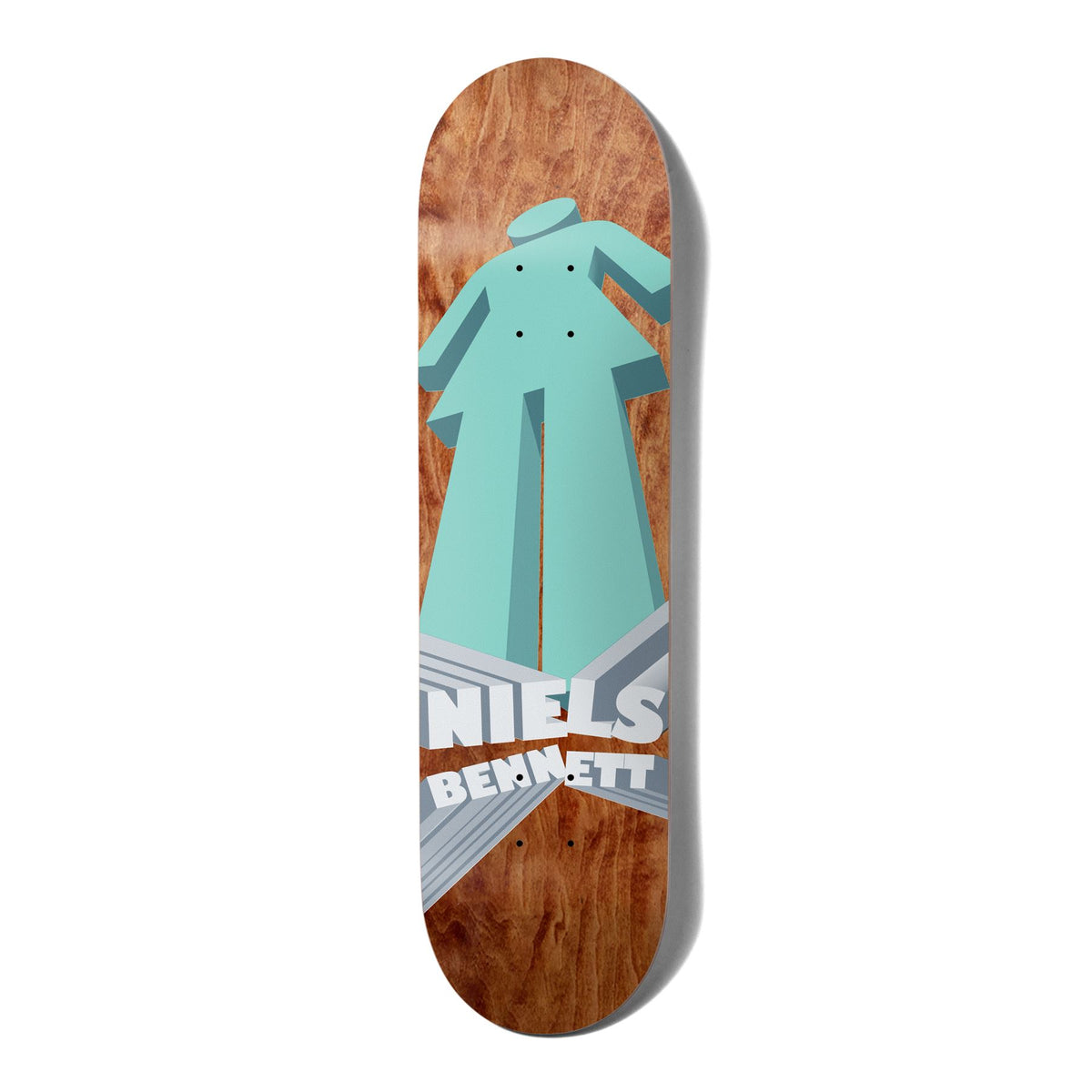 Girl Herspective Niels Bennett Skateboard Deck - 8.25"