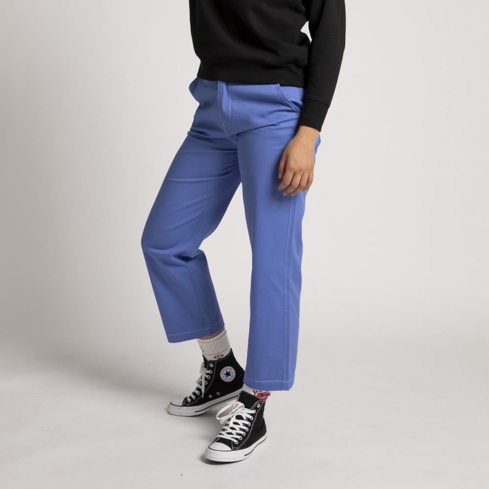 Santa Cruz Womens Pant Nolan Carpenter Pant - Hyacinth / White Stitch