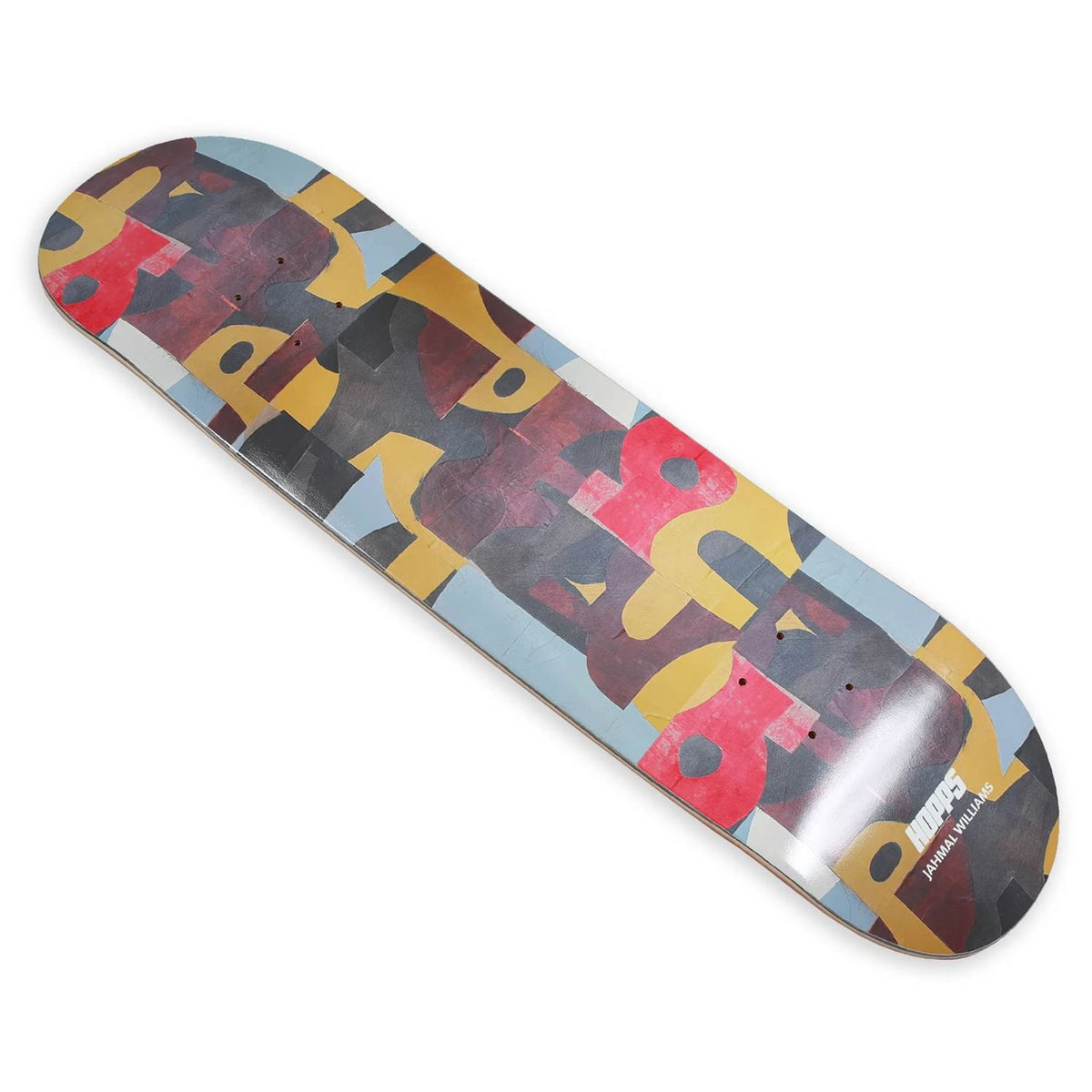 HOPPS Jahmal Williams 'Abstraction' Skateboard Deck - 8.125"