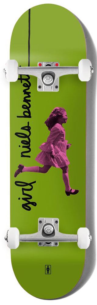 Girl Schoolyard Niels Bennett x Venom Custom Complete Skateboard - 8.2 ...