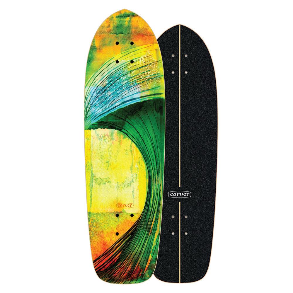 Carver Greenroom Surfskate Cruiser Skateboard Deck - 9.875" x 33.75 ...