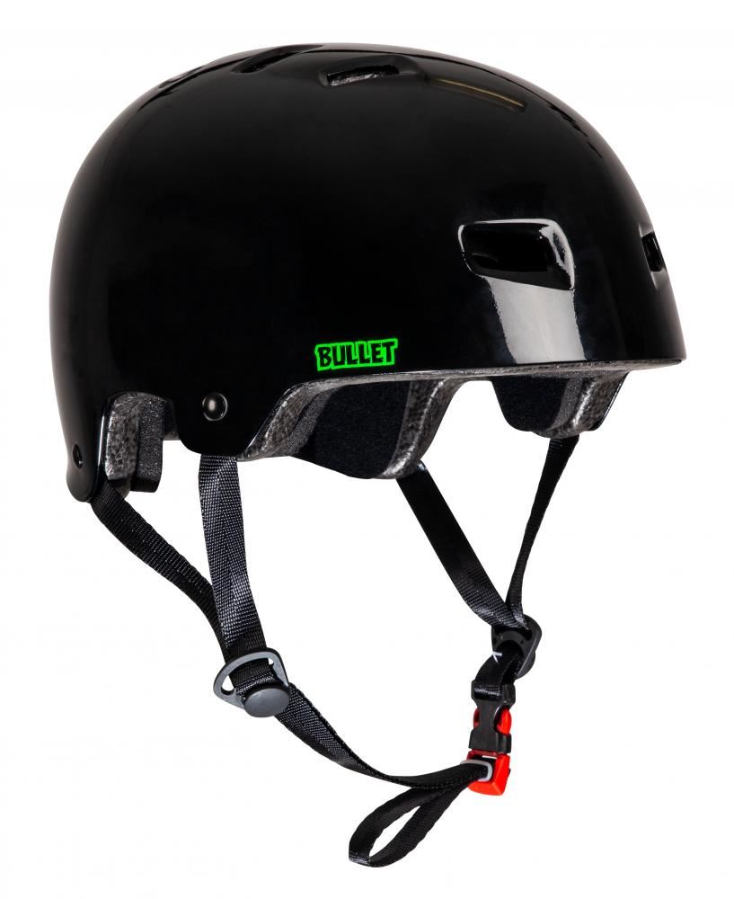 Bullet x Slime Balls Helmet Slime Balls Logo - Black | Skatewarehouse.co.uk