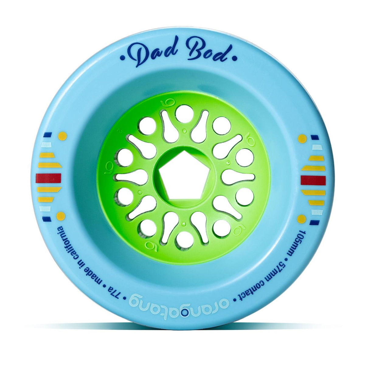 Orangatang "Dad Bod" Blue 105Mm 77A (Set 4) | Skatewarehouse.co.uk