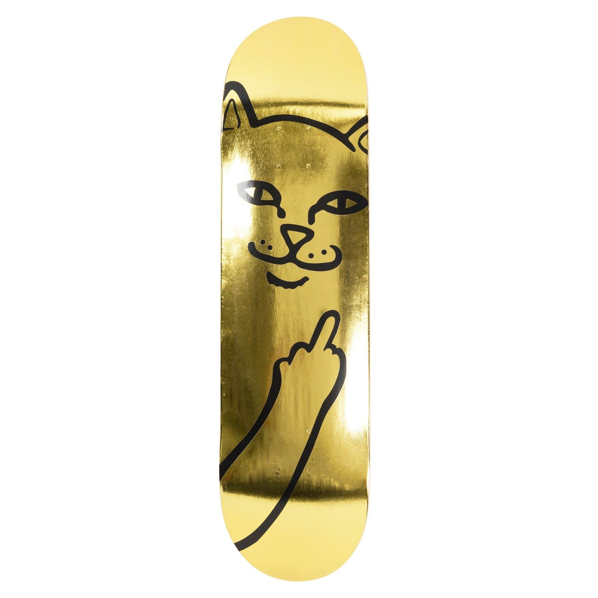 Rip N Dip Lord Nermal (Gold) Skateboard Deck - 8.0" | Skatewarehouse.co.uk