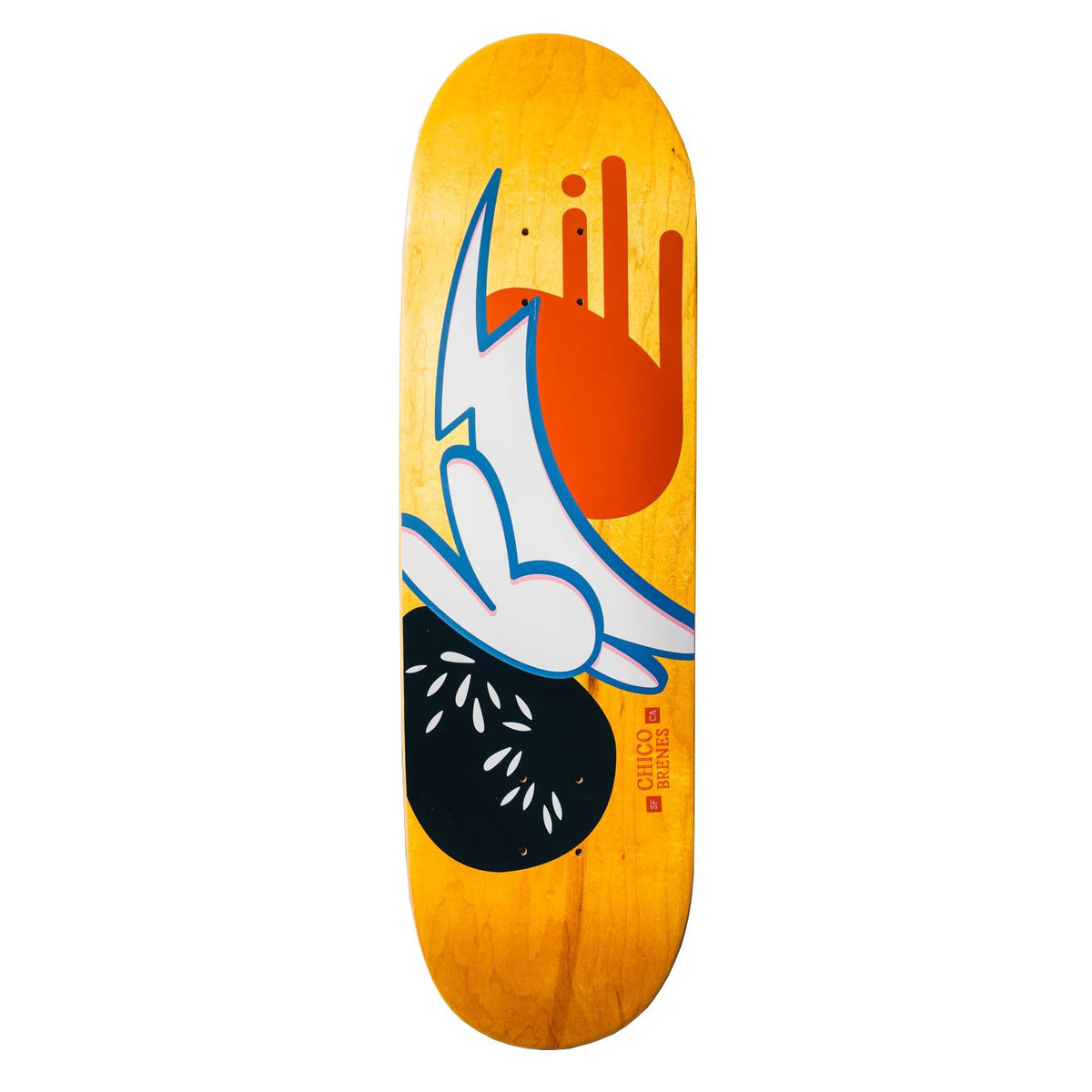 Chico Stix Cb White Rabbit Candy Shape Skateboard Deck - 8.8"
