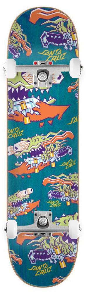Santa Cruz Meek Scratched Slasher x Venom Custom Complete Skateboard ...