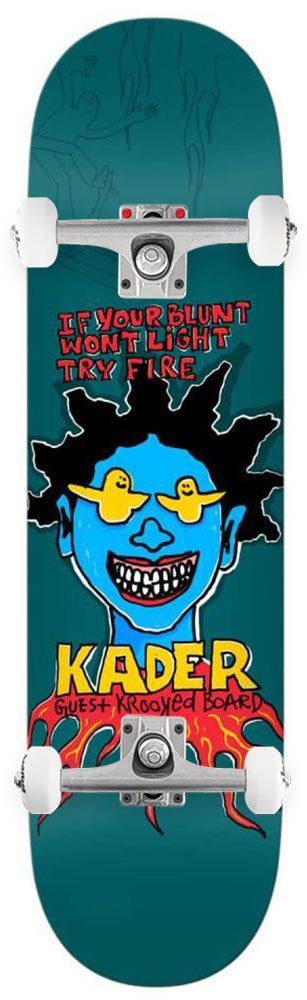 Krooked Kader Guest x Venom Custom Complete Skateboard - 8.5 ...