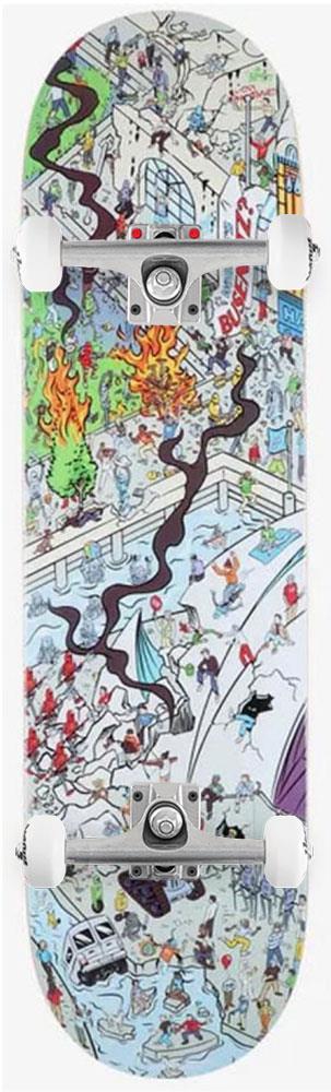 Real Where's Busenitz x Venom Custom Complete Skateboard - 8.38 ...