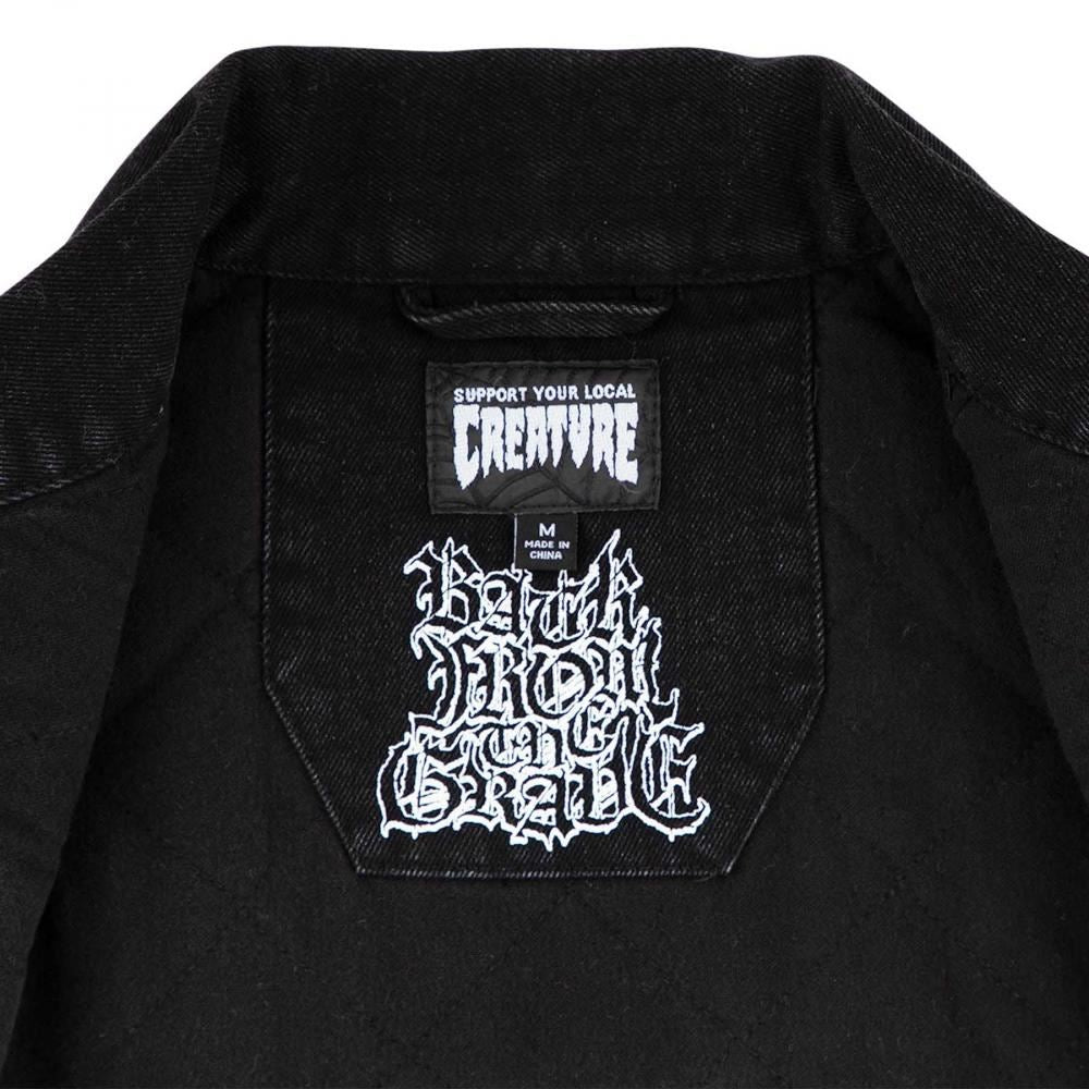 Creature Jacket Resurrection Vest Top - Black | Skatewarehouse.co.uk
