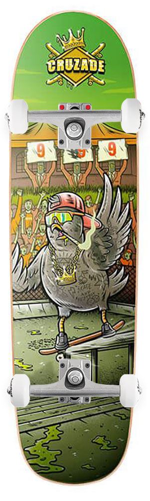Cruzade Pigeon King Cruzade x Venom Custom Complete Skateboard - 8.125