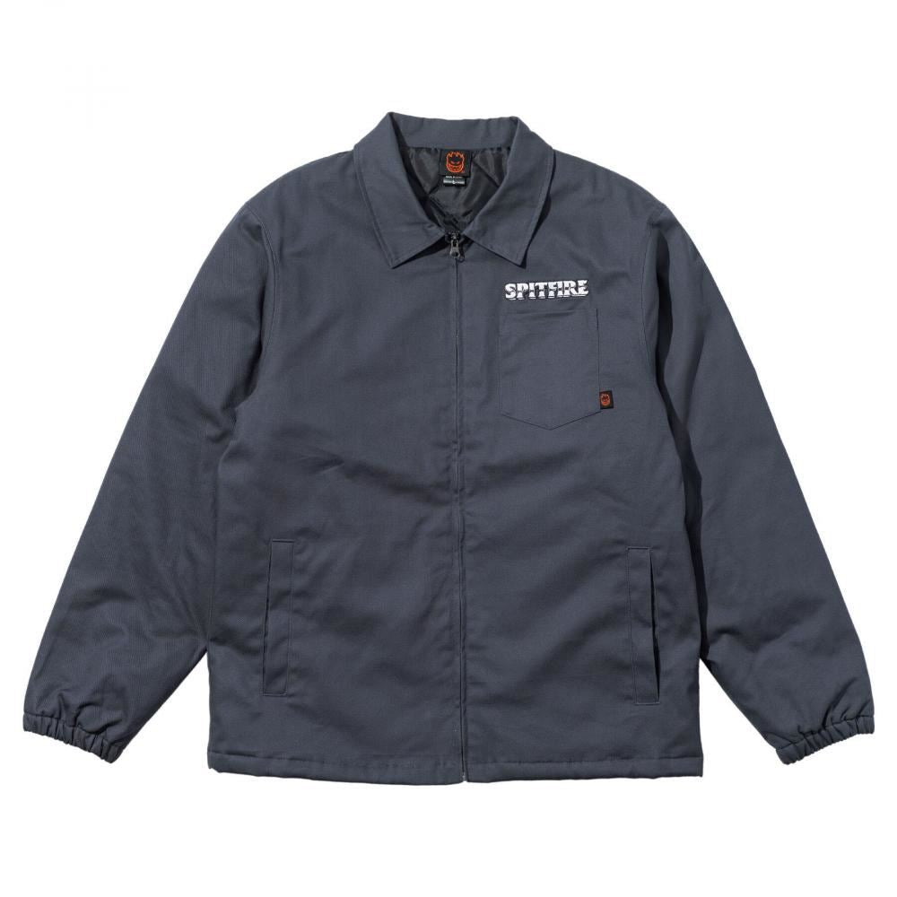 Spitfire Jacket Burnout Jacket - Charcoal | Skatewarehouse.co.uk