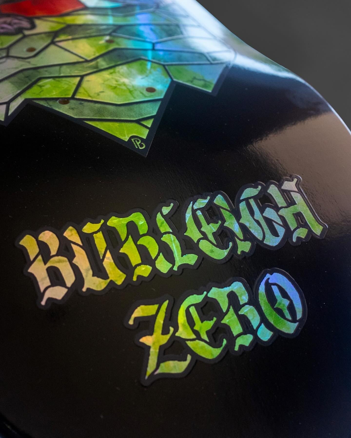 Zero Skateboard Stained Glass Brandon Burleigh Skateboard Deck - 8.5 ...