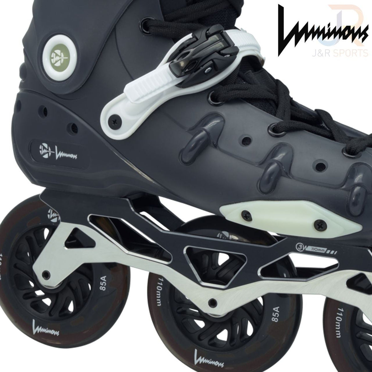 Luminous Skates Ray 110 Dark Inline Skates | Skatewarehouse.co.uk