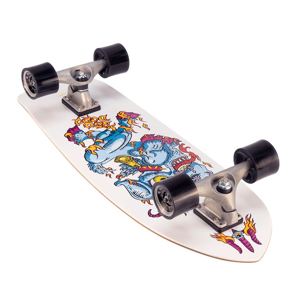 Carver Yago Dora Fire Goat Surfskate Cruiser Skateboard CX - 9.75" x 30 ...