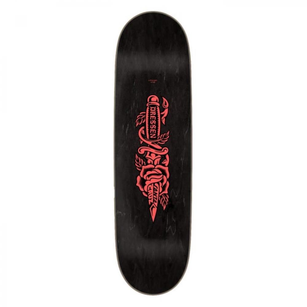 Santa Cruz Dressen Rose Dagger Pro Skateboard Deck - 8.7 ...