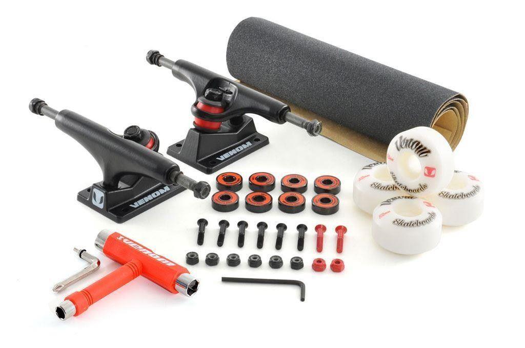 Venom Skateboards Core Wheels & Trucks Undercarriage Kit - 5.0"/5.25 ...